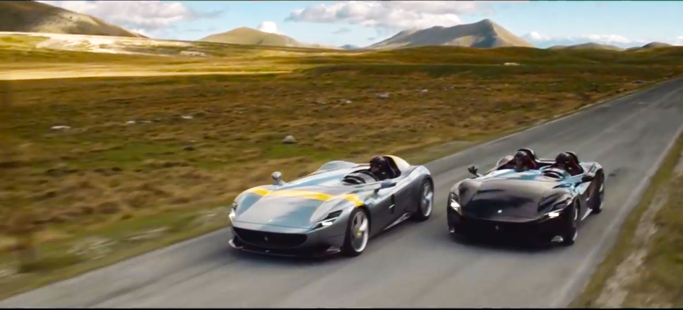 GIRA LE TV DEL MONDO LO SPOT DELLA FERRARI SULLE STRADE DI CAMPO ...